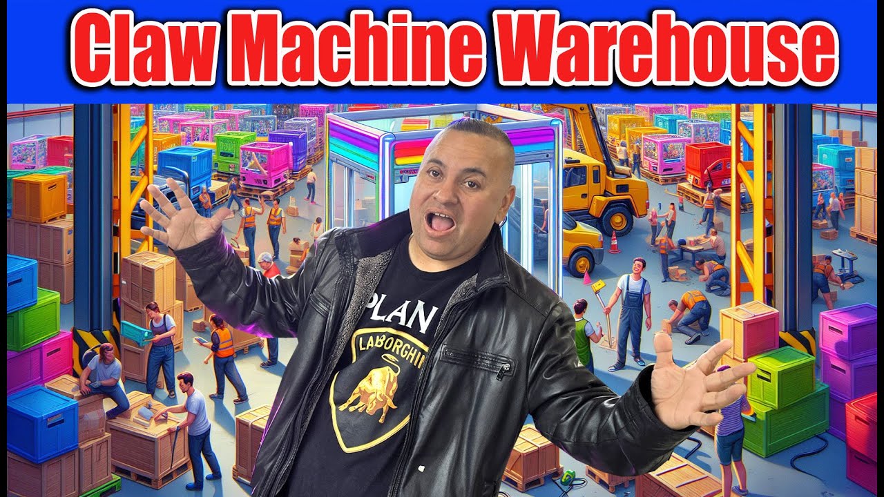 Massive Claw Machine Warehouse Setup! 🚜 - YouTube