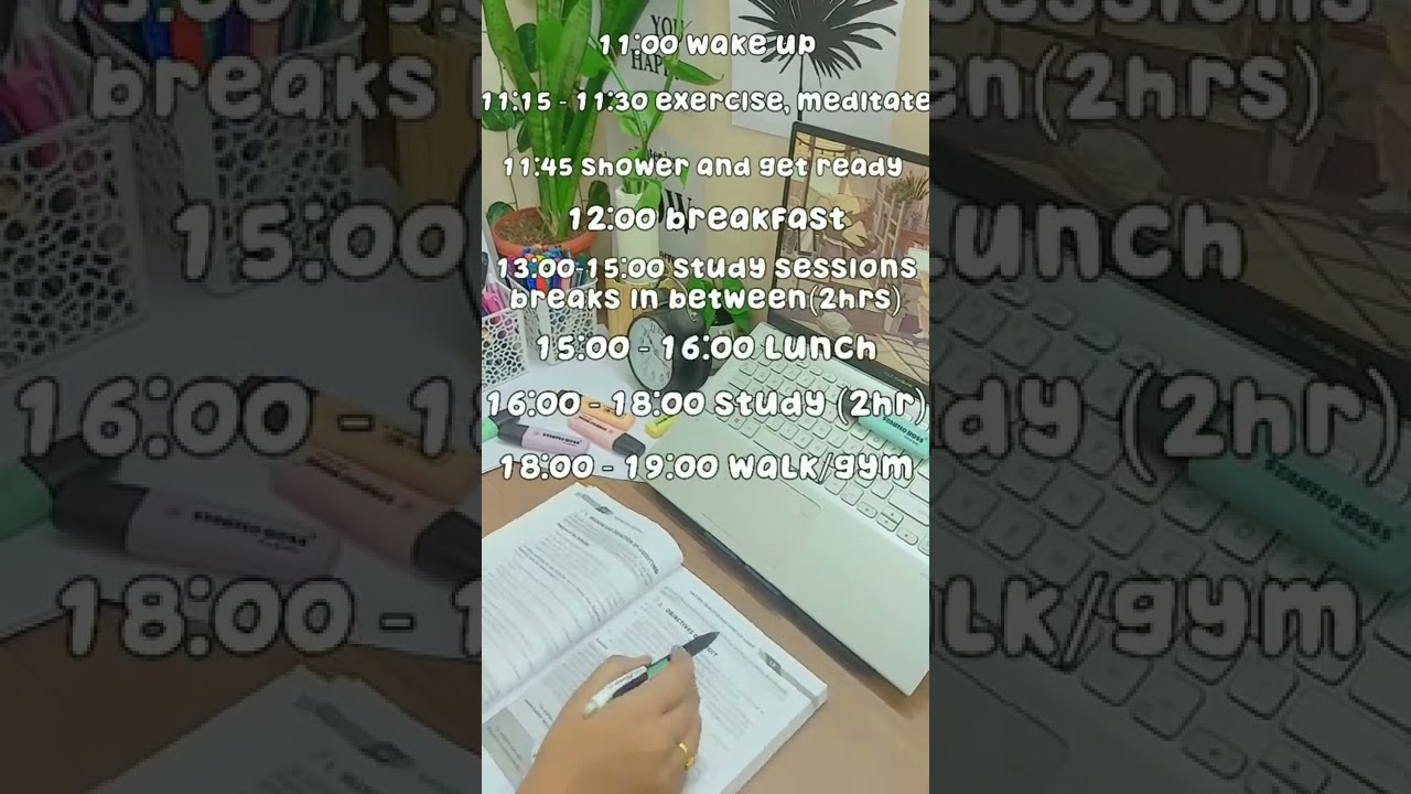 10 hour Study schedule for night owls🌙 - YouTube