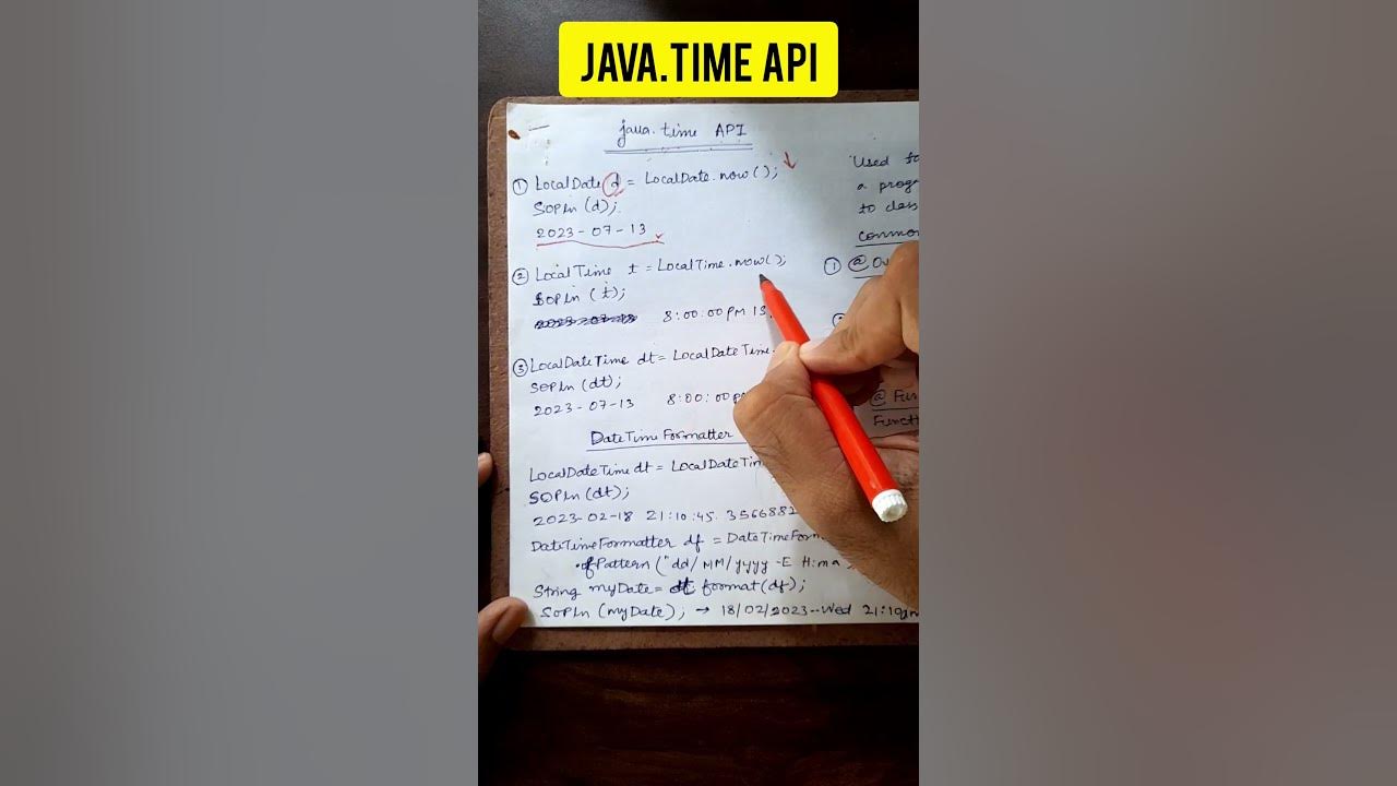 Javatime Api In Java Java Javalanguage Javaprogramming Learning