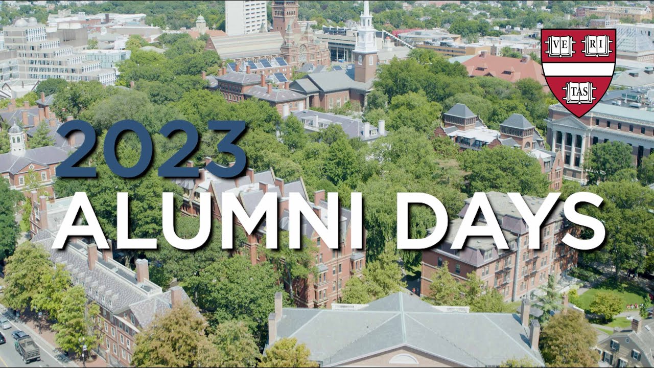 Harvard Griffin GSAS Alumni Days 2023 - YouTube