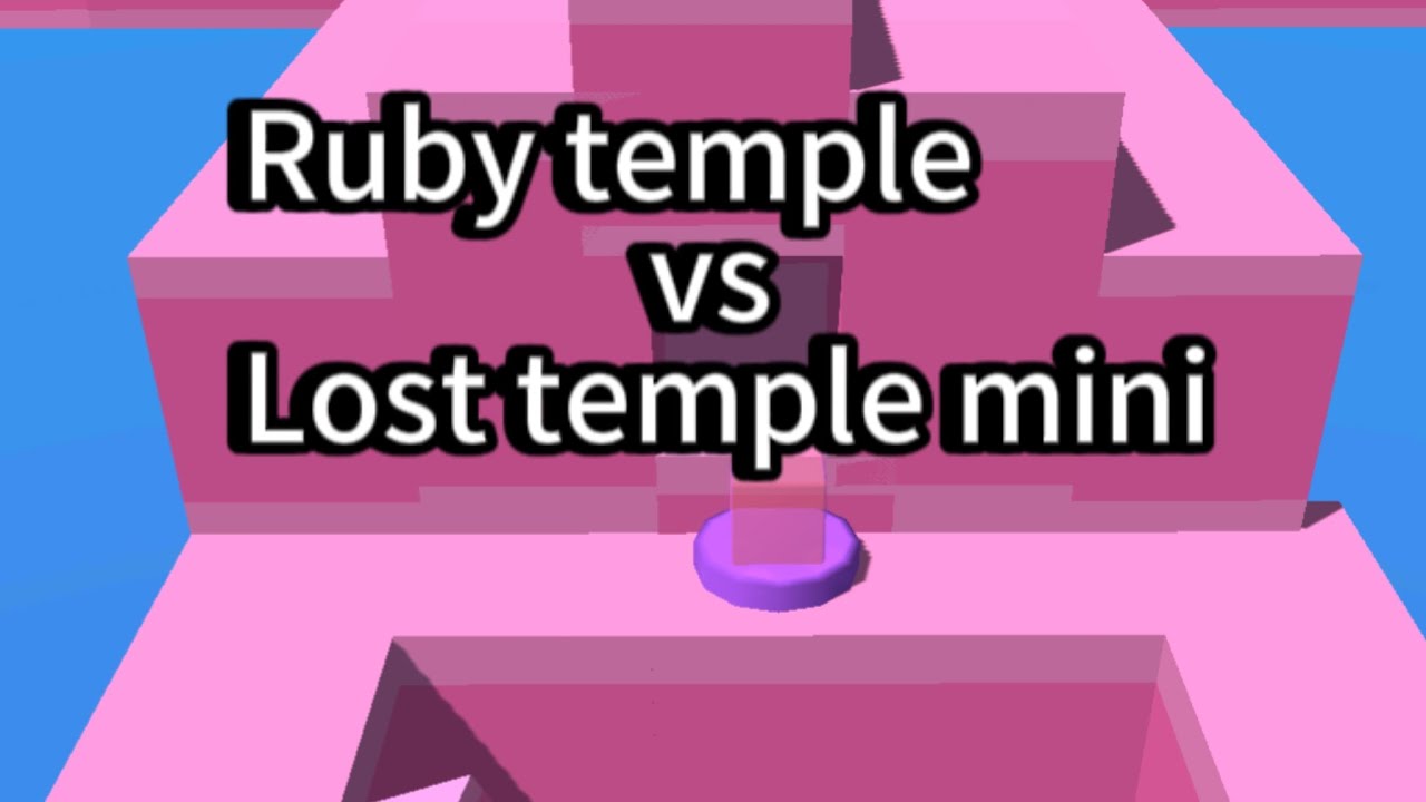 ruby temple vs Lost temple mini 🔥 🤣 #stumbleguys - YouTube