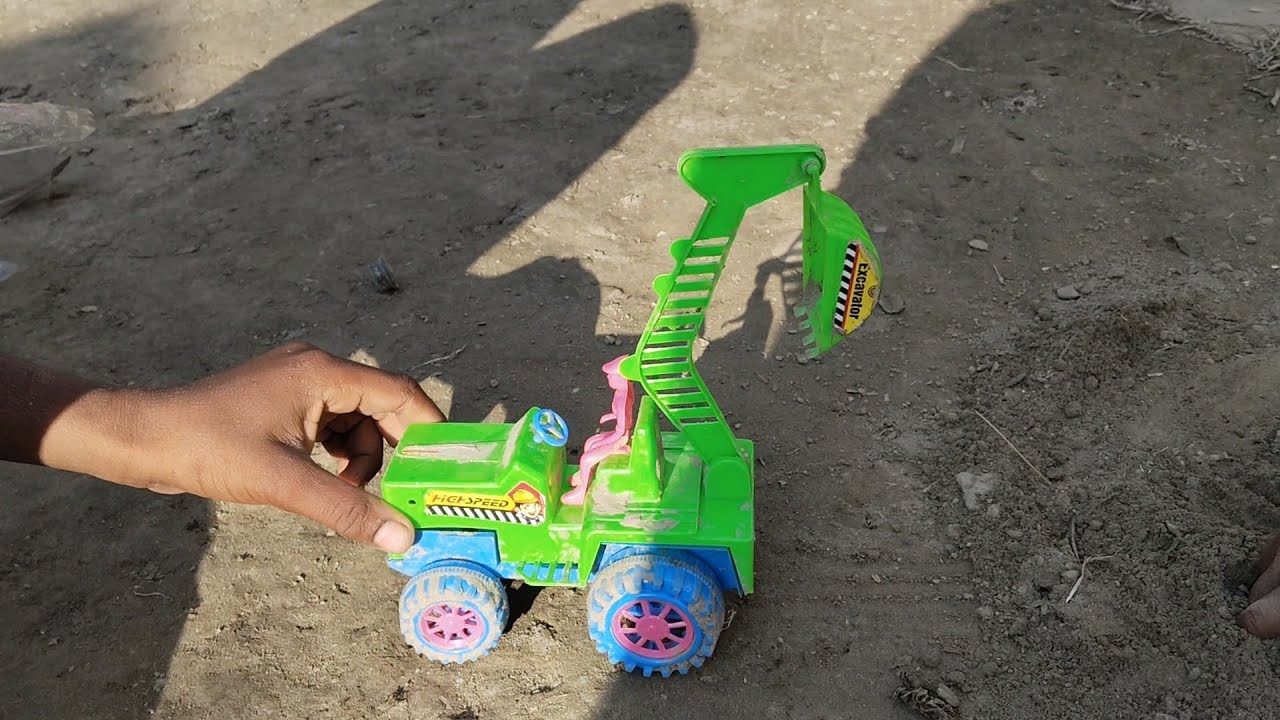Kids Playing With bruder JCB Unboxing Truck Toy | Loading Soil In ...