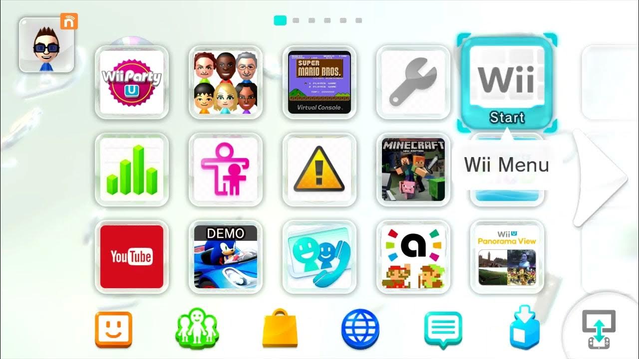 My Wii U Menu - YouTube
