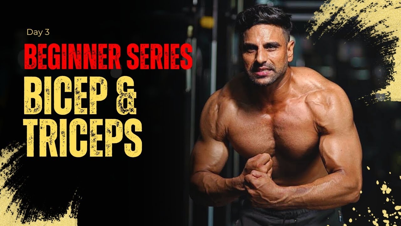 Day 3 | Bicep & Triceps Workout for Beginners | Beginner Series - YouTube