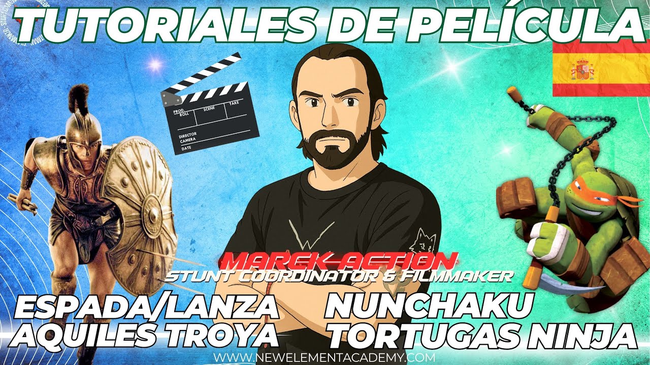 Tutoriales de Película Nunchaku Tortugas Ninja y Espada/Lanza Aquiles Troya 🟢🟡 🇪🇦 - YouTube Music