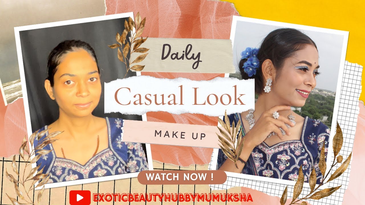 ||Casual Makeup look 💁🏻‍♀️|| Quick & Easy 5 Minutes makeup tutorial ...