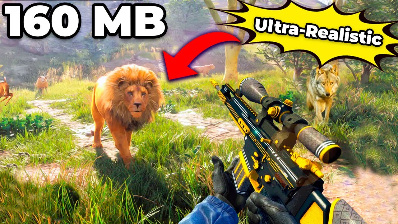 Most REALISTIC Animal Hunting Game on Android & IOS !! Only 160 MB ...
