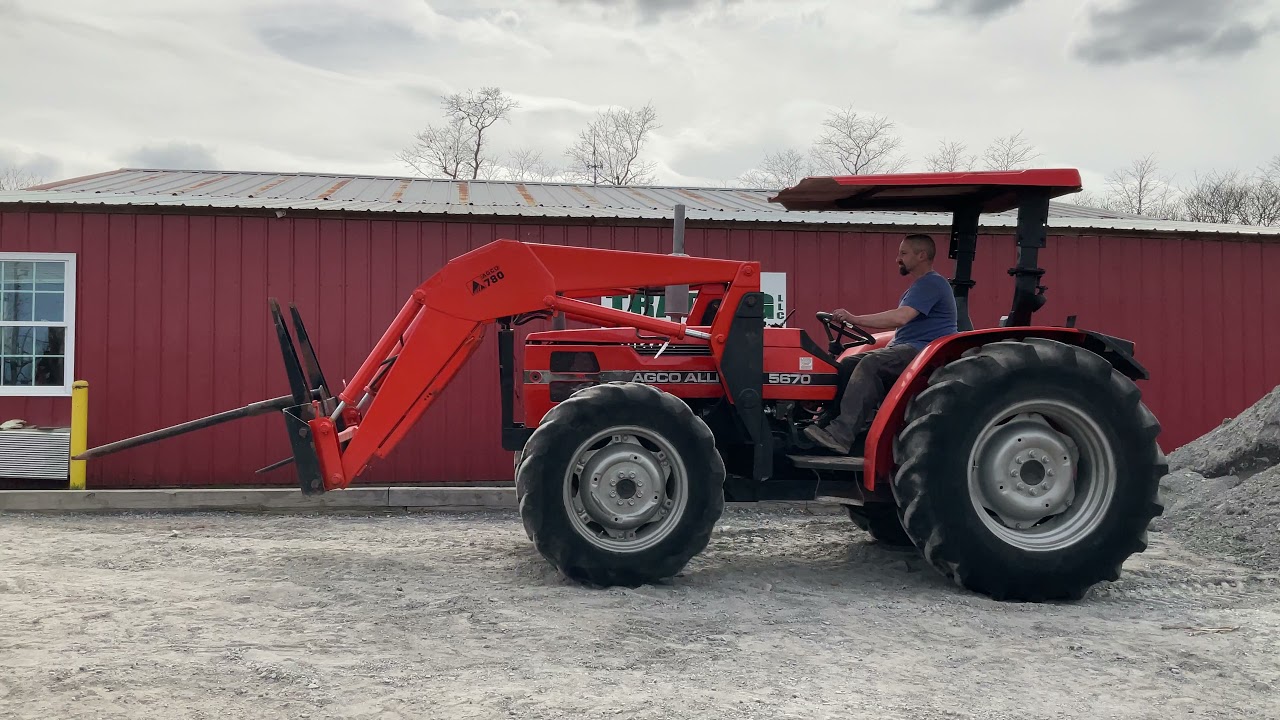 AGCO ALLIS 5670 TRACTOR - YouTube