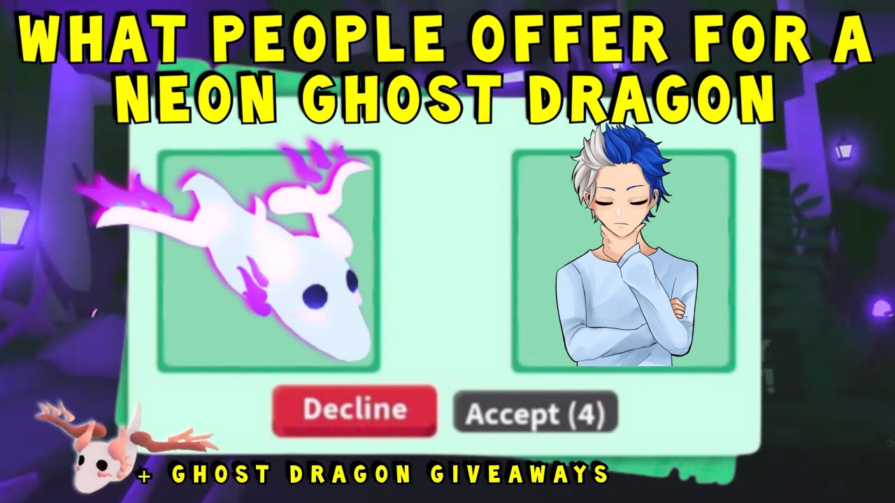 WHAT PEOPLE OFFER FOR A NEON GHOST DRAGON (+Giveaways!) - YouTube