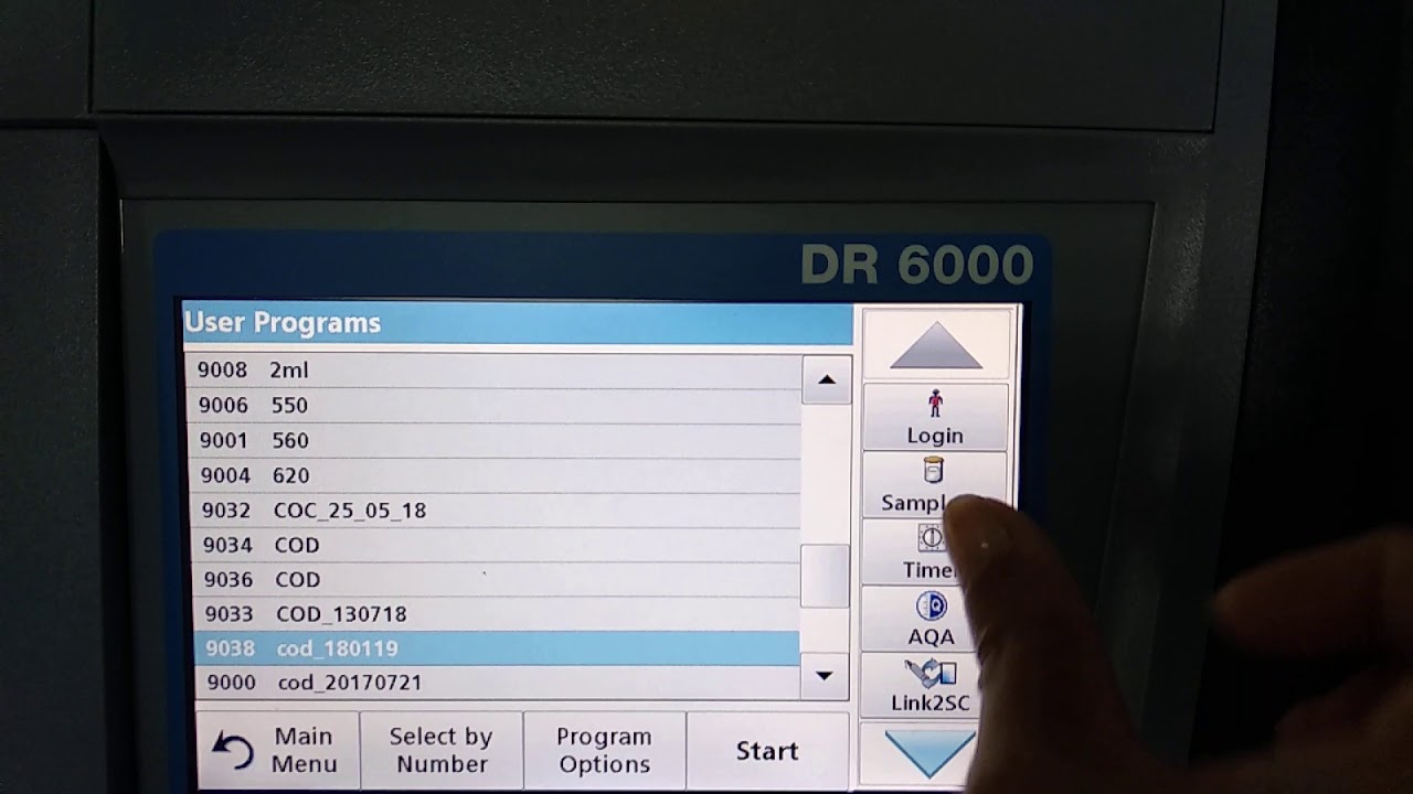 DR 6000 run COD - YouTube