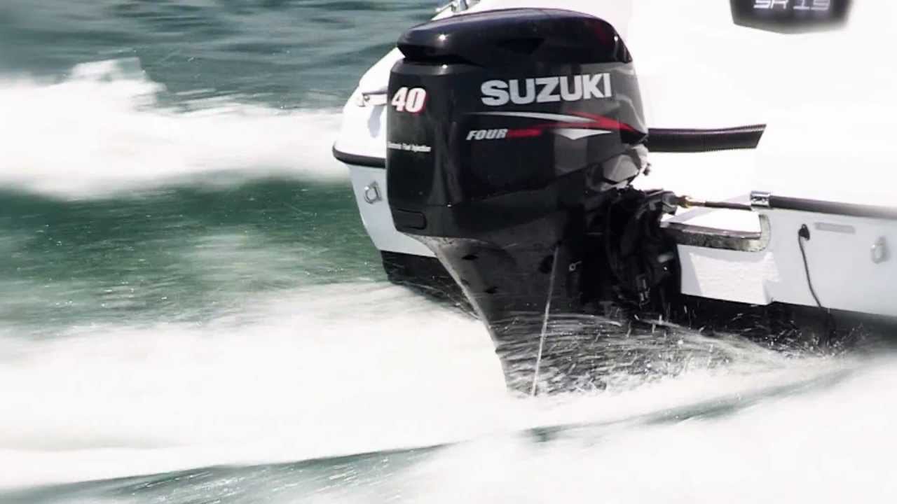 Suzuki DF40A e SR19 - YouTube