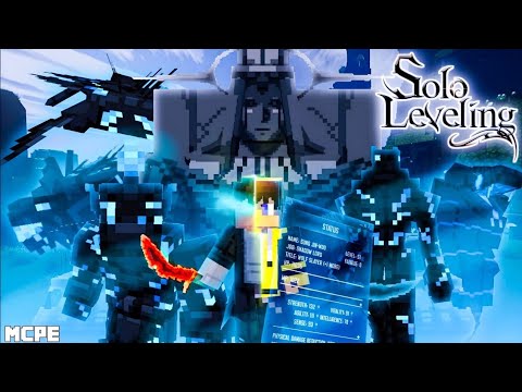 MOST EPIC SOLO LEVELING Mod/Map for Minecraft PE 1.20 - 1.21 🔥 | Solo ...