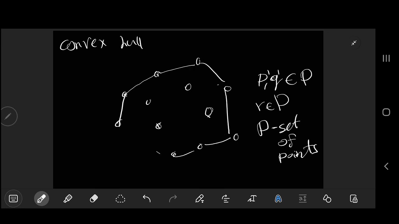 Computational Geometry Convex Hull Slow Convex Hull Algorithm Youtube
