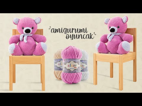Alize Velluto ile Amigurumi Oyuncak • Amigurumi Teddy Bear  • Игрушка Амигуруми