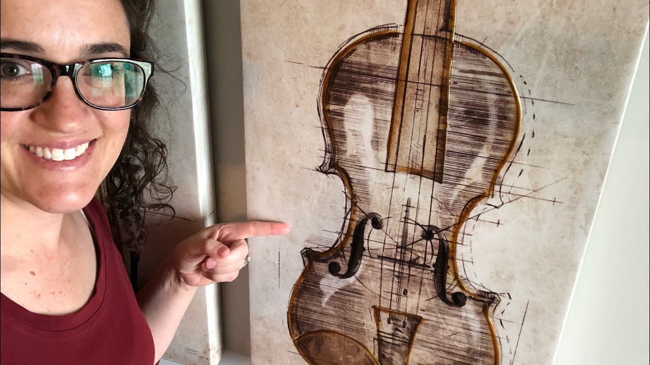 Beginner Violin Lesson - Guitar rest and shoulder position - (in ...