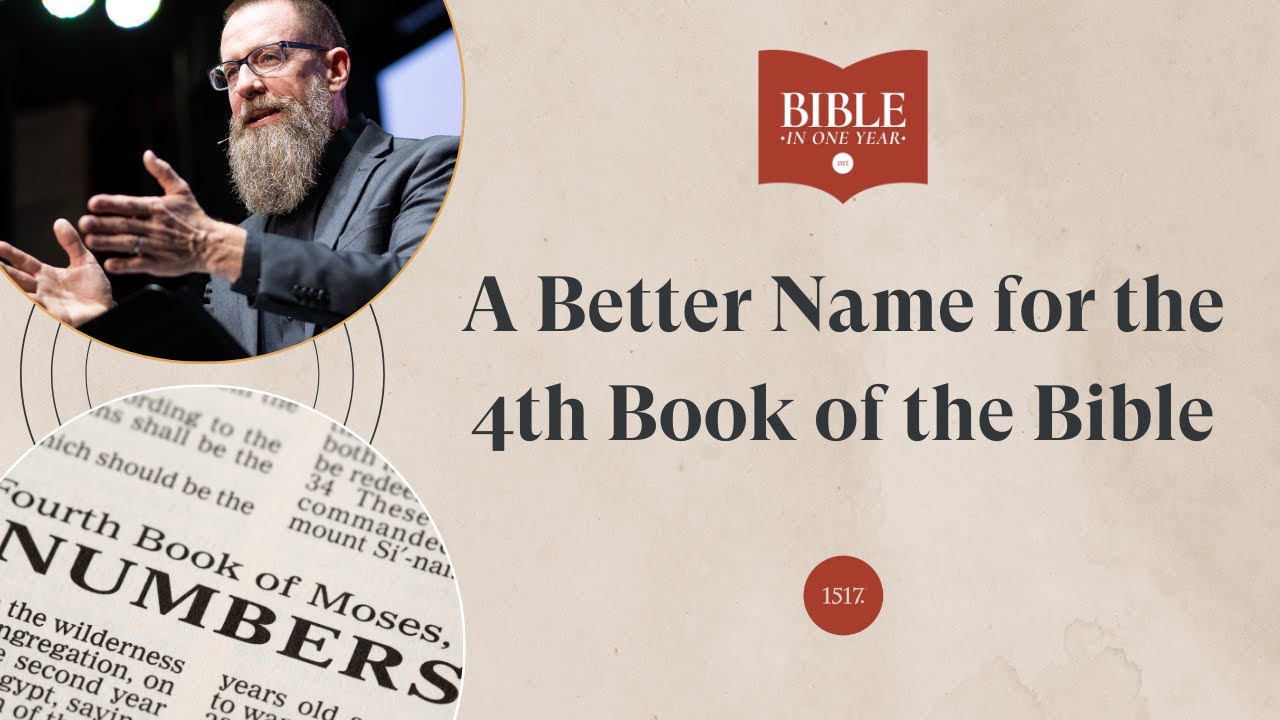 A Better Name for the 4th Book of the Bible - Numbers 1 - YouTube