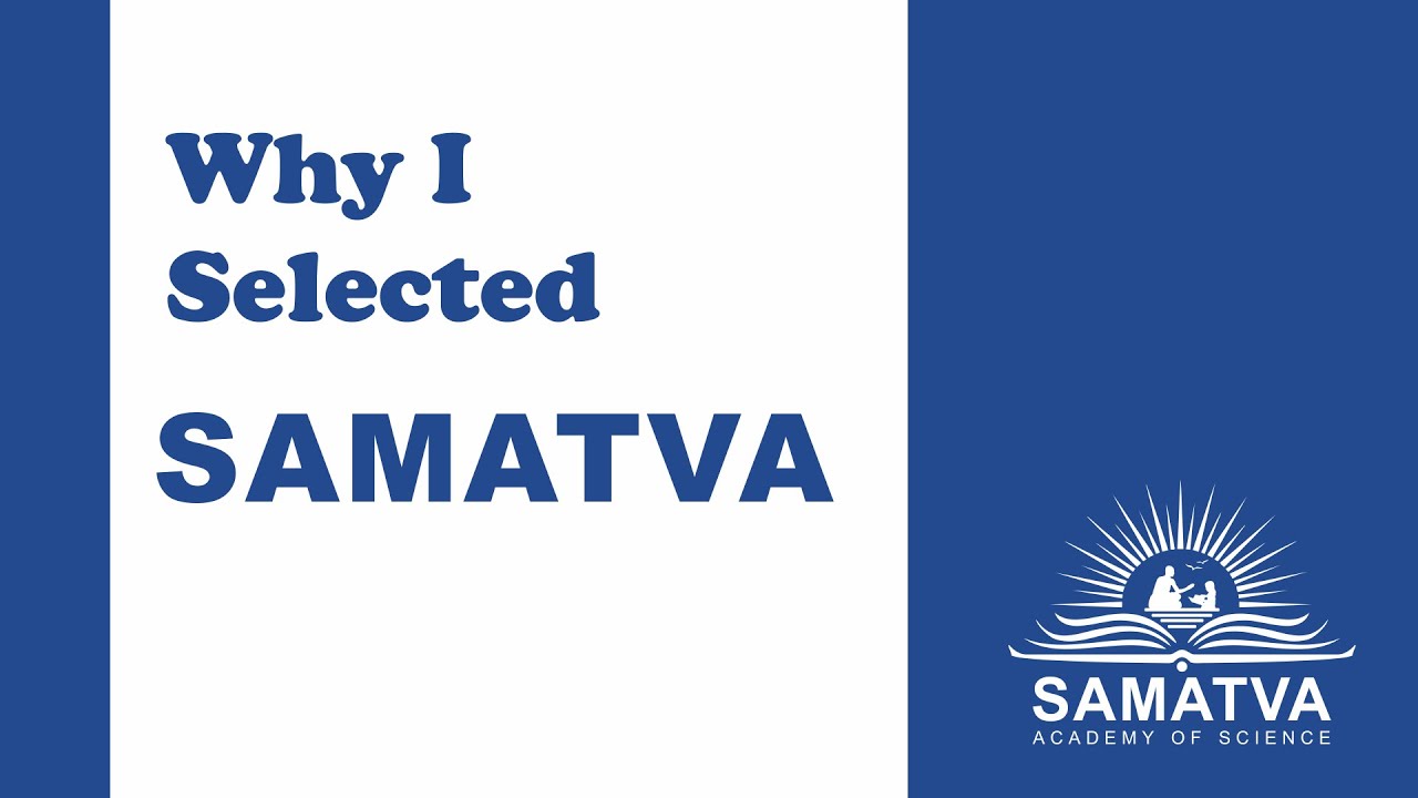 Why SAMATVA ? Best institute for preparation of JEE/NEET & Board in ...