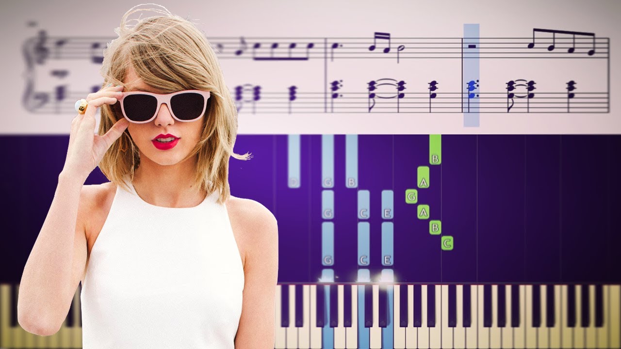 Taylor Swift - the last great american dynasty - EASY Piano Tutorial ...