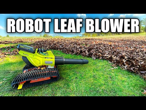 Robot Leaf Blower vs. Human, Which is Better? - YouTube
