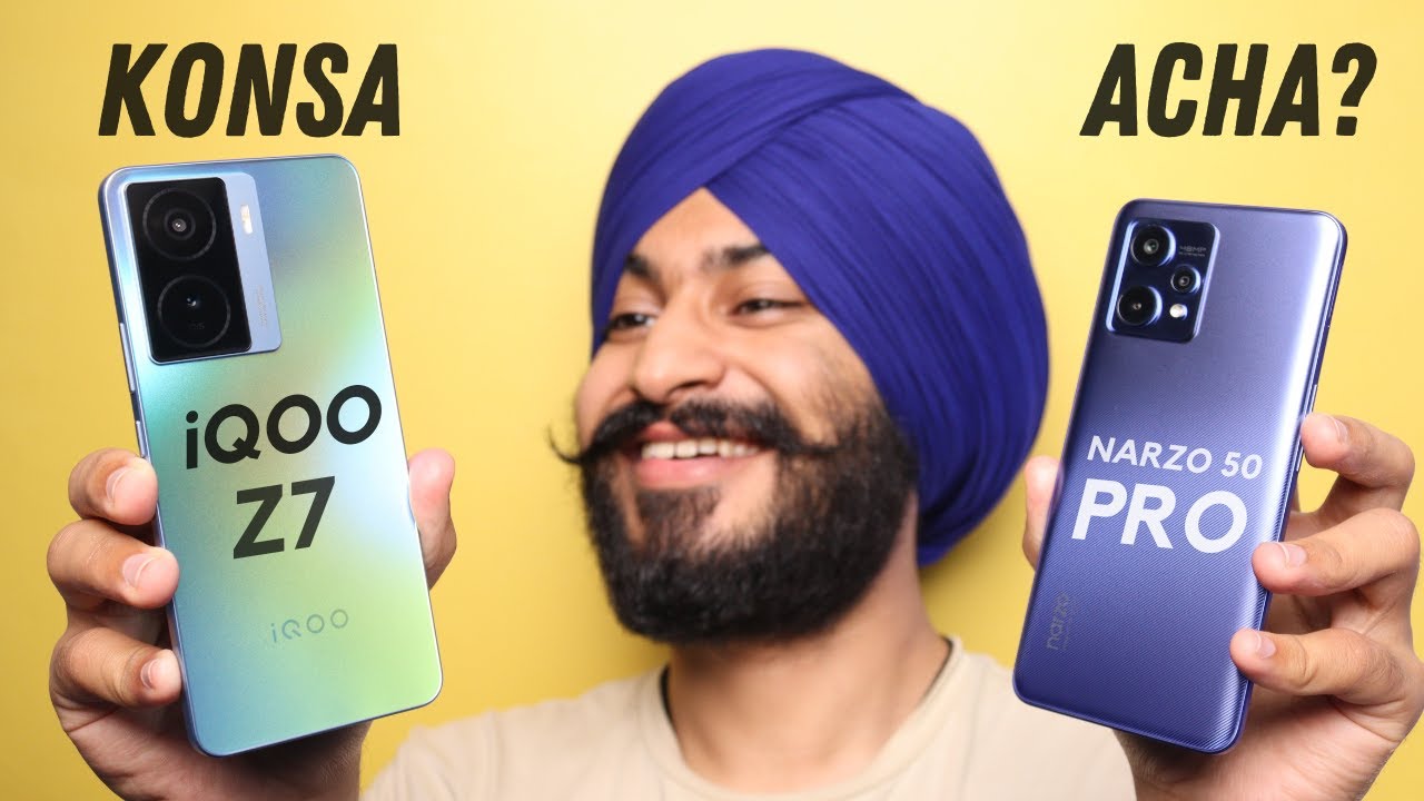 Best Performance Phone Under ₹20,000 | iQOO Z7 vs Realme Narzo 50 Pro ...