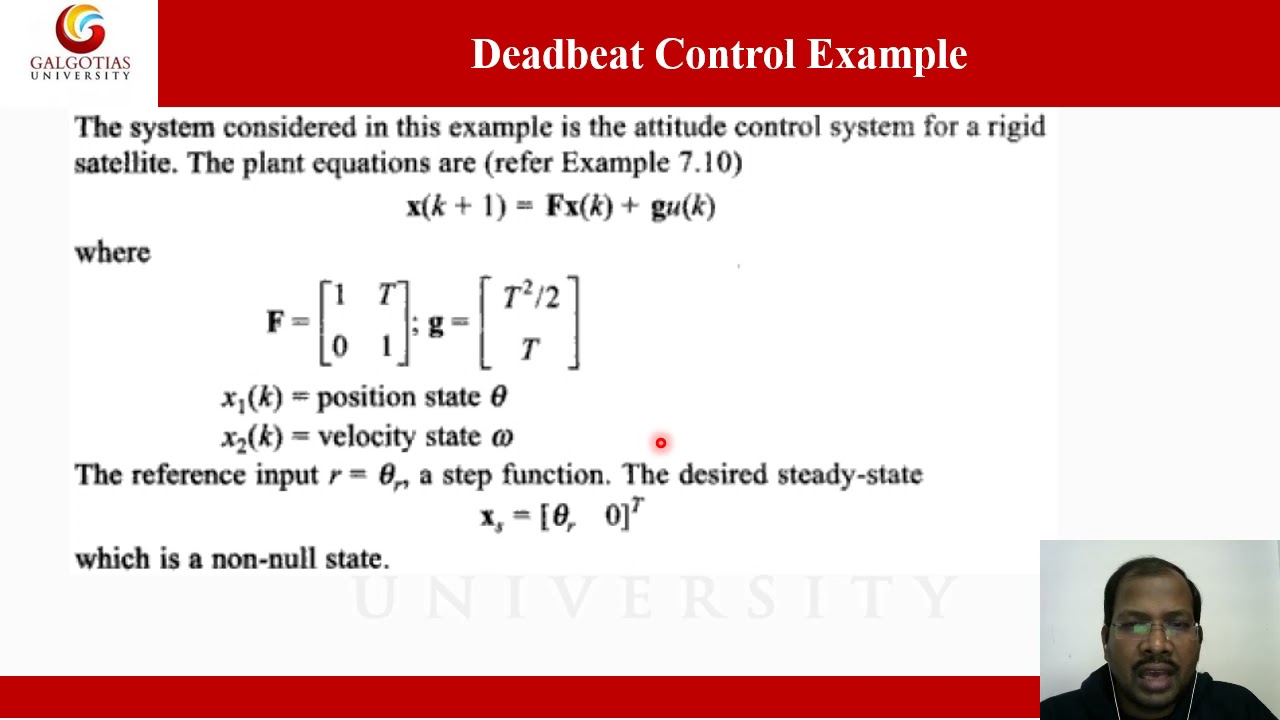 MPED1503, Digital Control: Deadbeat Controller and Observer - YouTube