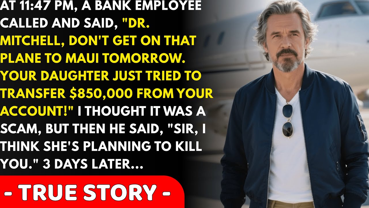 "Don't Get On That Plane Tomorrow!" Warned The Bank Teller Over The ...