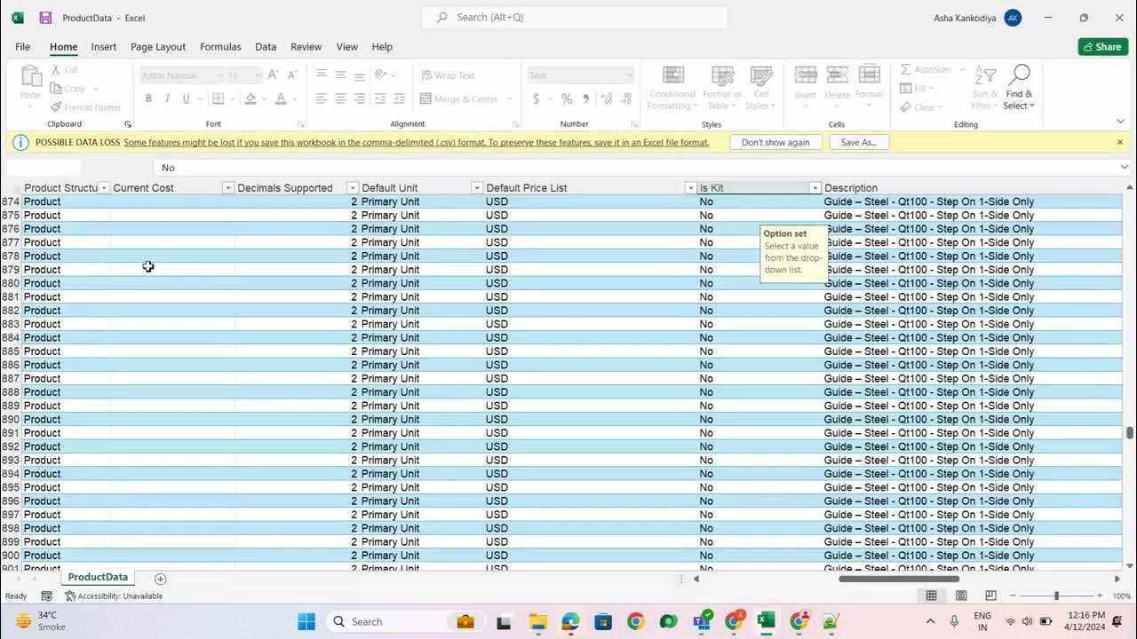Import Product Data || How to import data into CRM || Import CSV file into D365 || Import Excel ...