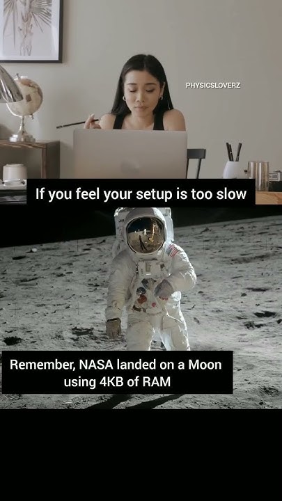 NASA landed on the moon using 4KB of RAM 😮 #shorts #moon #NASA - YouTube