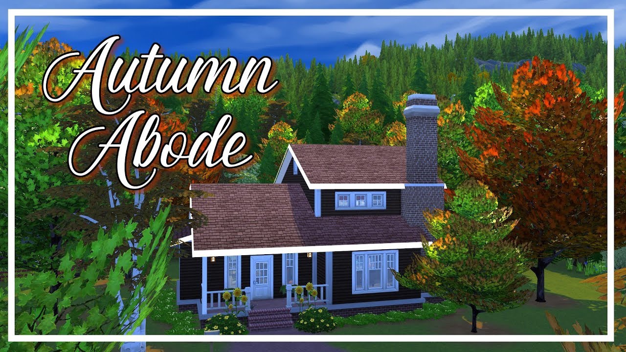 Autumn Abode - The Sims 4 Speed Build - YouTube