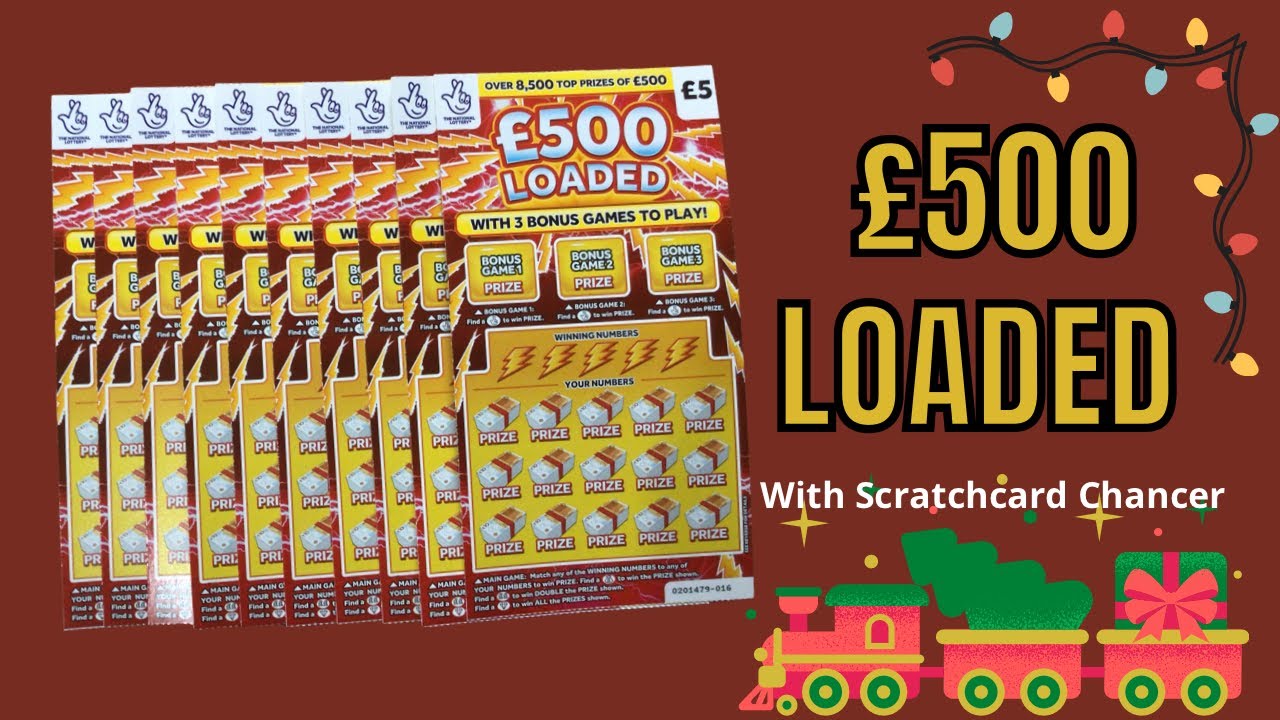 £500 loaded - £5 scratch cards today - with Scratchcard Chancer ...