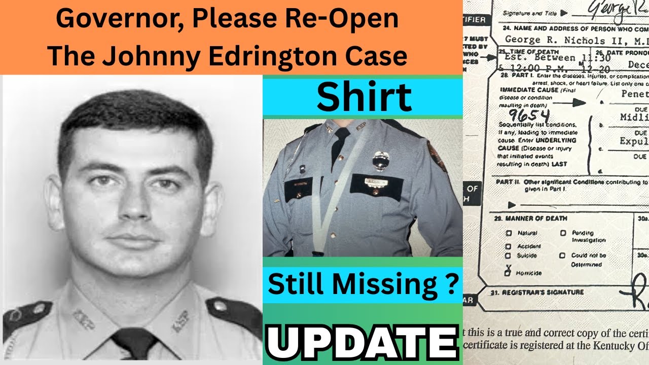 Governor, Please Re-Open The Johnny Edrington Case Update. - YouTube