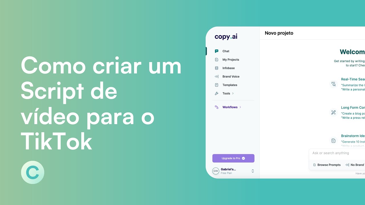 Como criar um Script de vídeo para o TikTok - YouTube