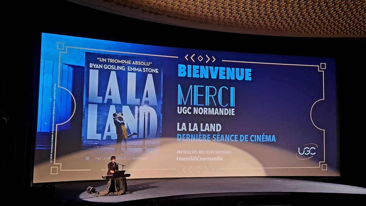 La La Land, UGC Normandie, Paris, La dernière séance de cinéma ! - YouTube