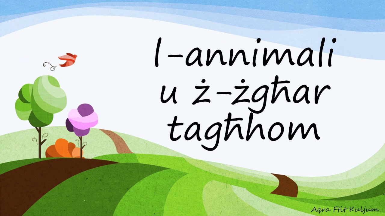 l-annimali u ż-żgħar tagħhom - YouTube