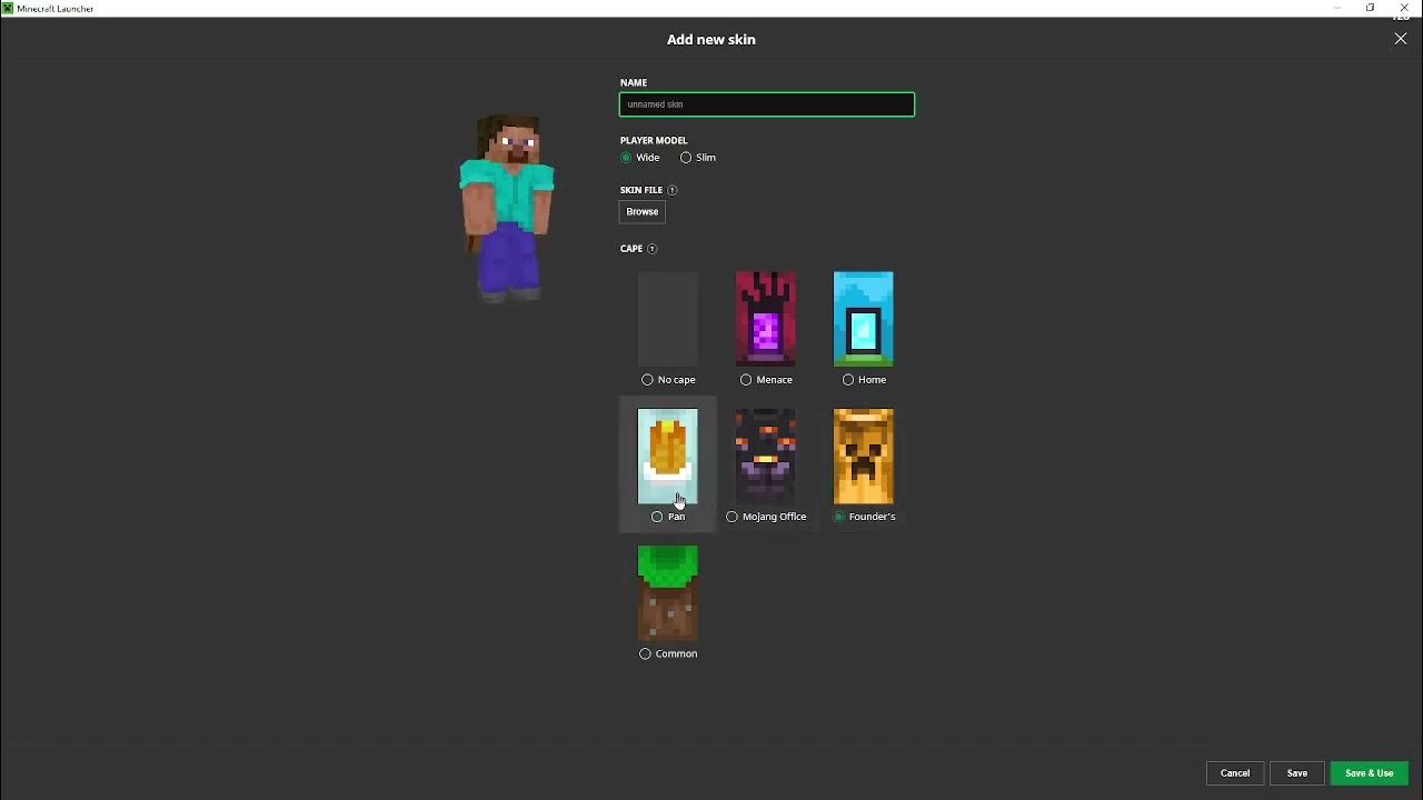 I have the founders and pancake cape on java #minecraft #capes # ...
