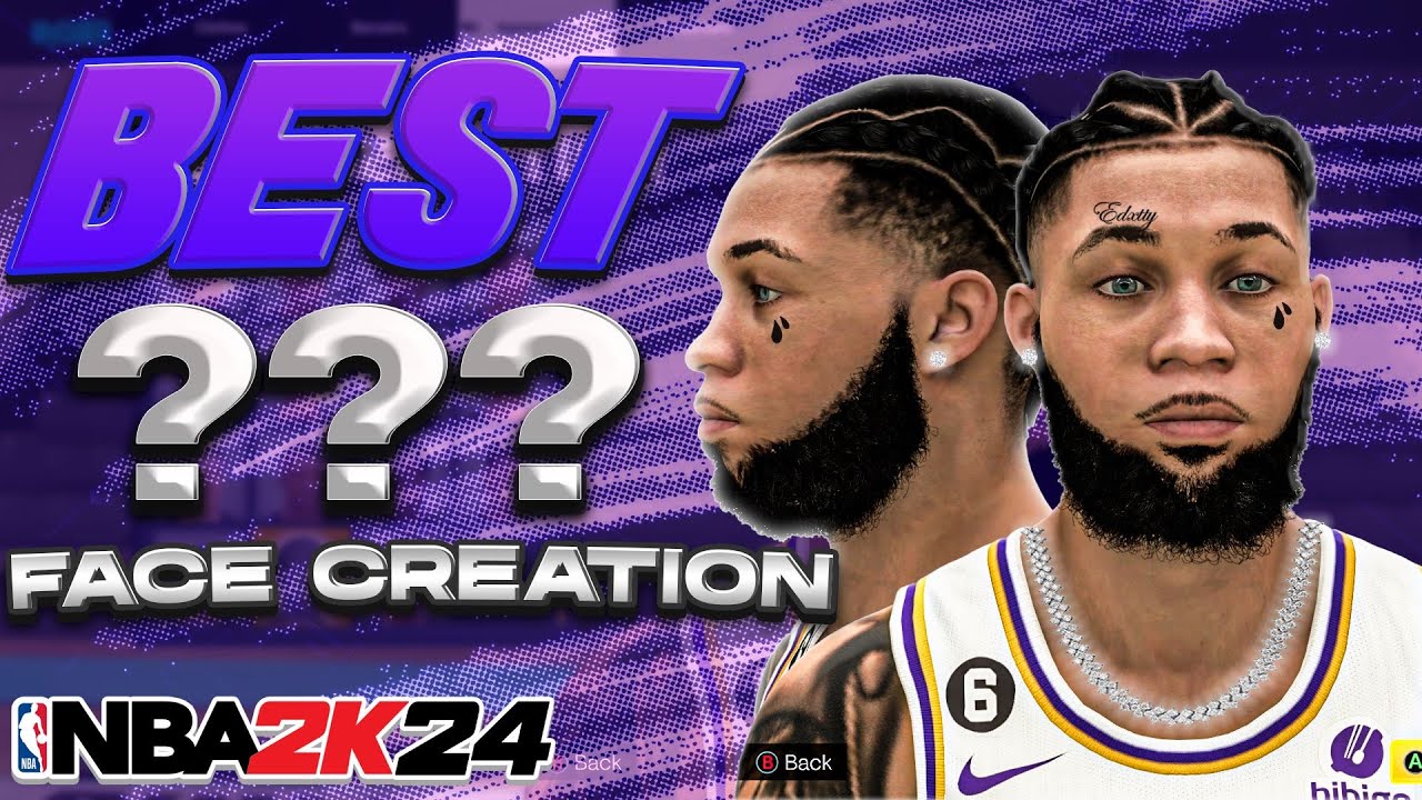 BEST FACE CREATION IN NBA 2K24 BOTH CURRENT GEN & NEXT GEN! BEST FACE ...