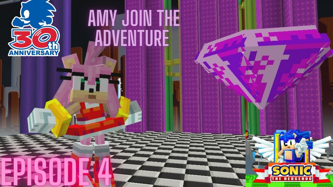 Sonic x Minecraft DLC Episode 4 "Amy Join The Adventure" - YouTube
