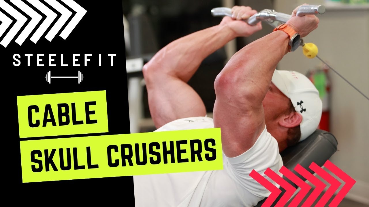 Bigger Triceps with Cables: Setup & Execute Cable Skull Crushers for ...