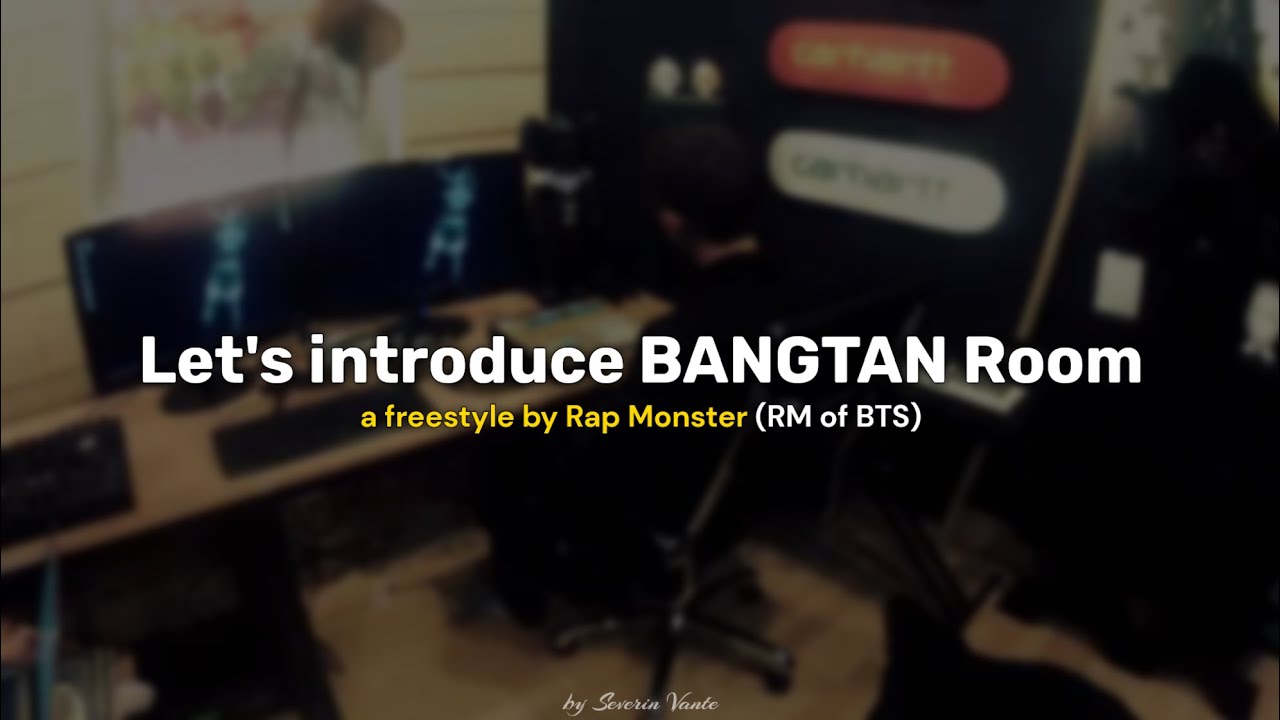 RM of BTS - 'Let's Introduce BANGTAN ROOM by 방탄소년단' by Rap Monster ...