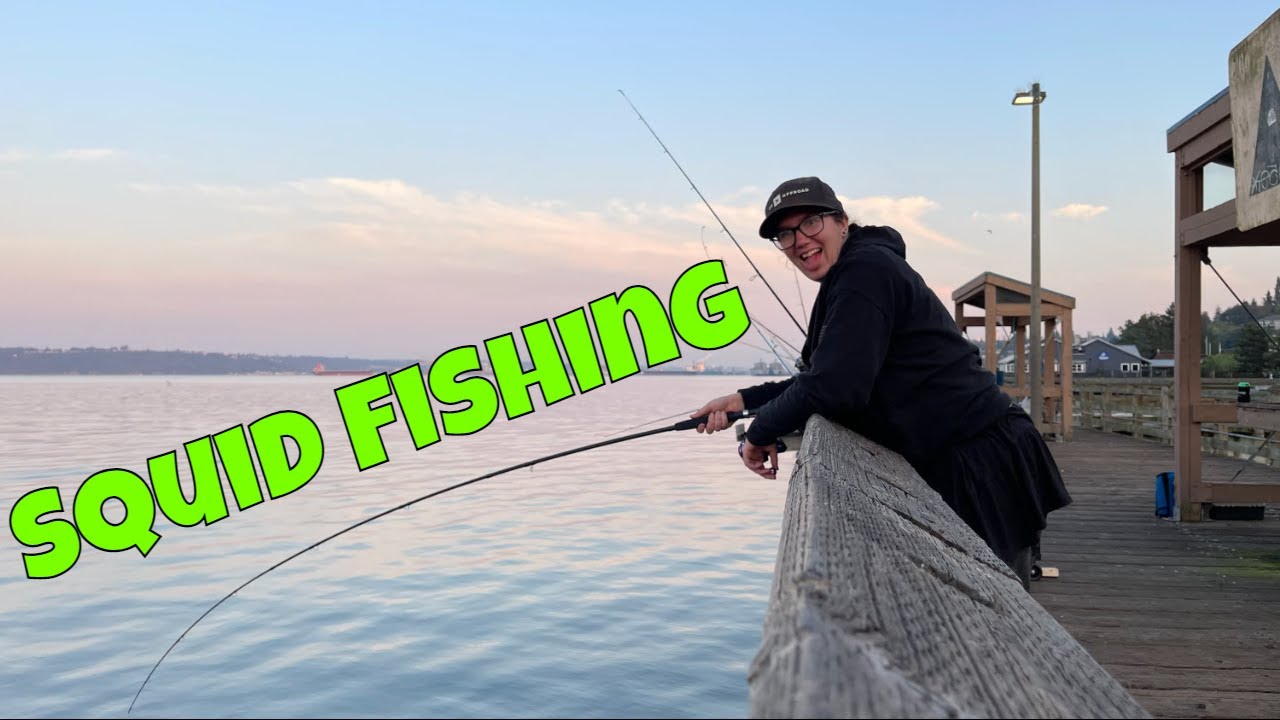 S2E34: Female SQUID FISHING Washington - YouTube