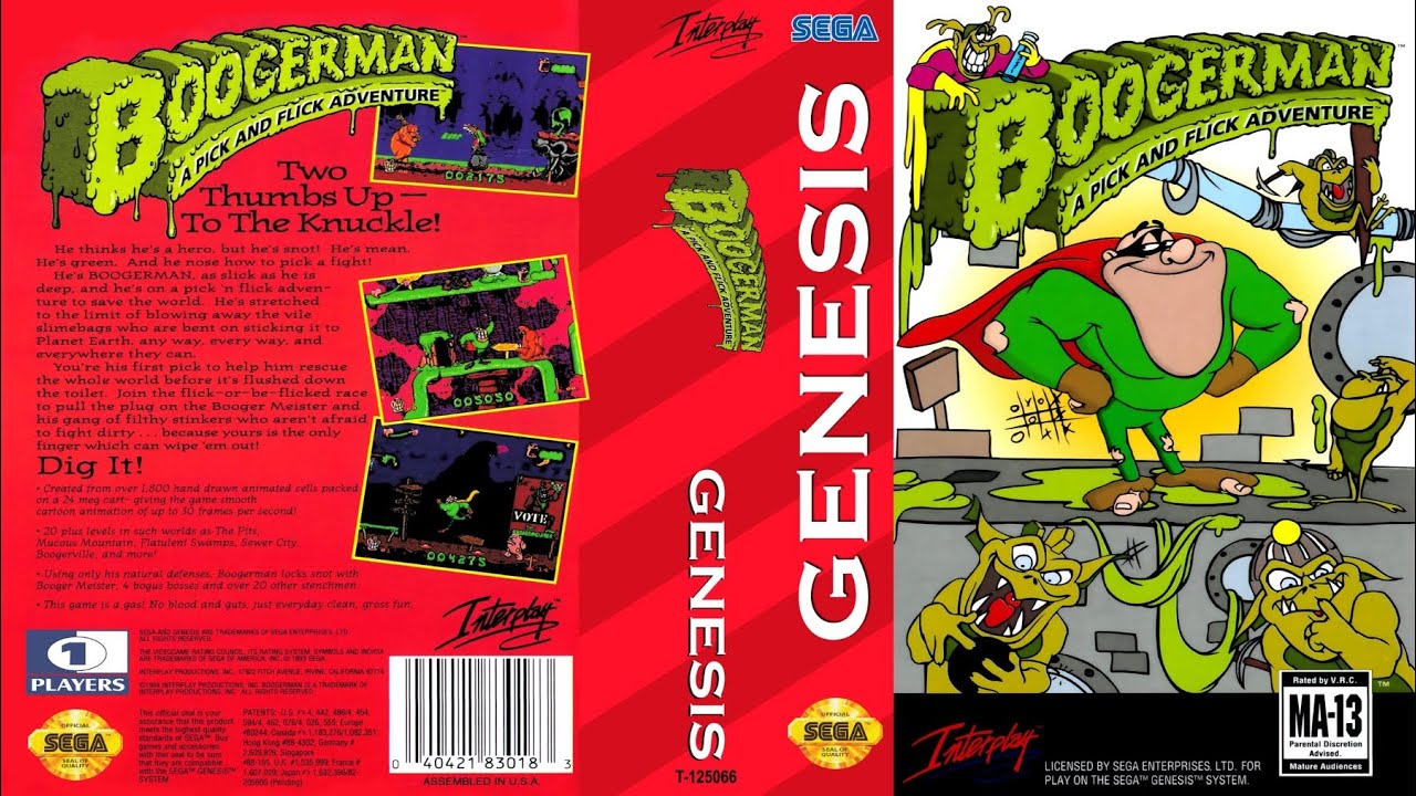 [Introduction] Boogerman: A Pick and Flick Adventure (SEGA Mega Drive ...
