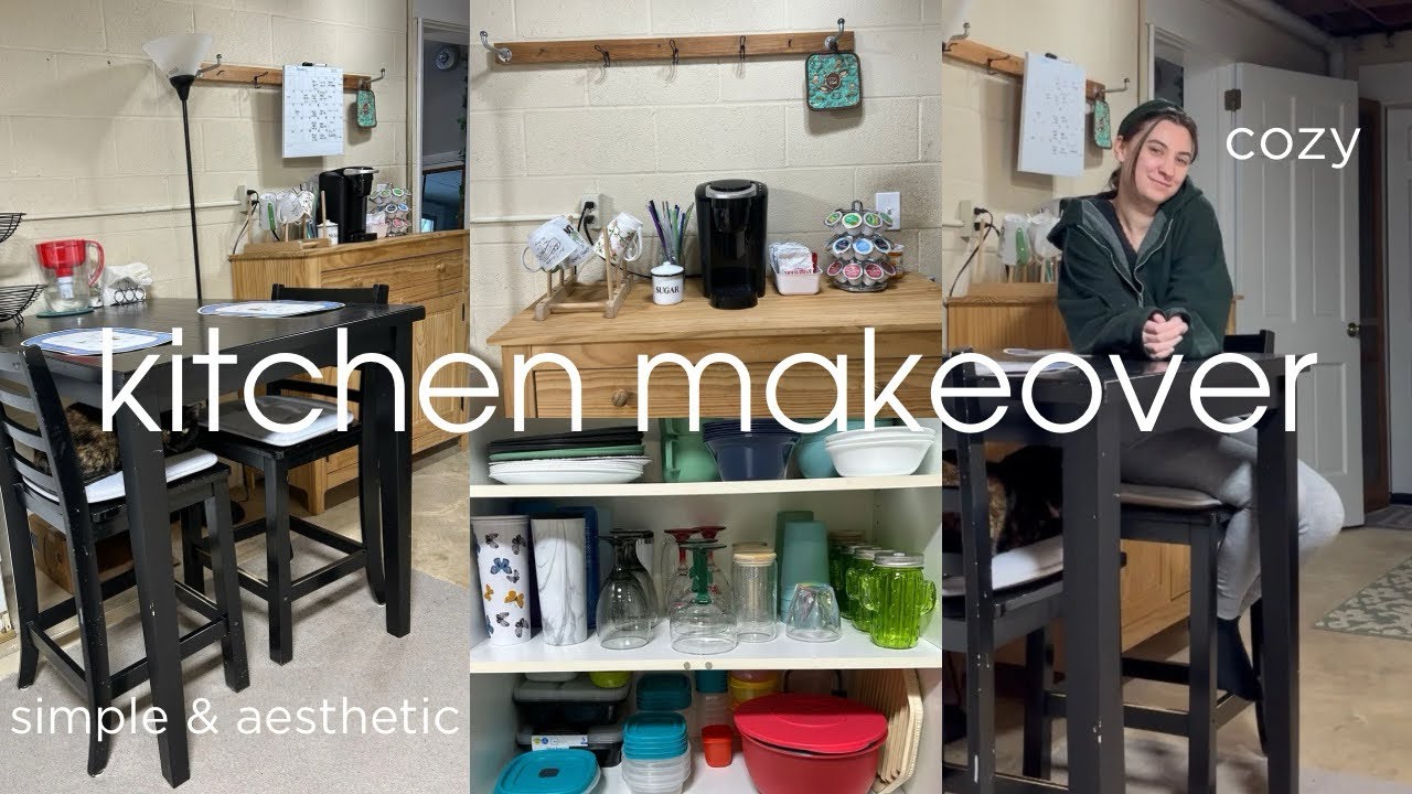KITCHEN MAKEOVER | Transform & Organize My Kitchen With Me - YouTube
