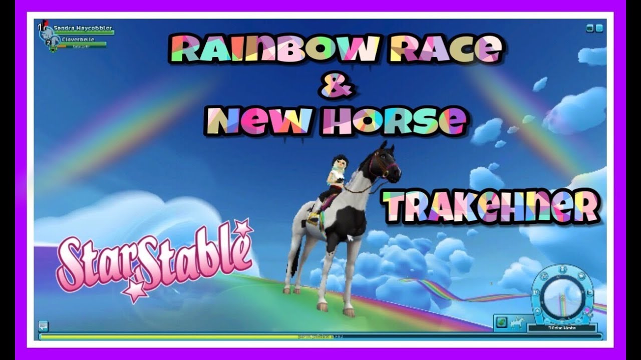 STAR STABLE RAINBOW RACE & NEW HORSE TRAKEHNER - YouTube