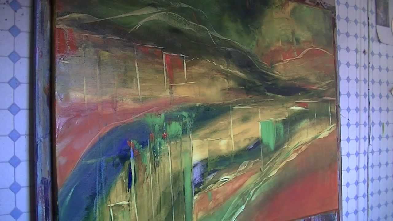 Abstract Acrylic Painting Tutorial Speedpainting Acrylmalerei - YouTube