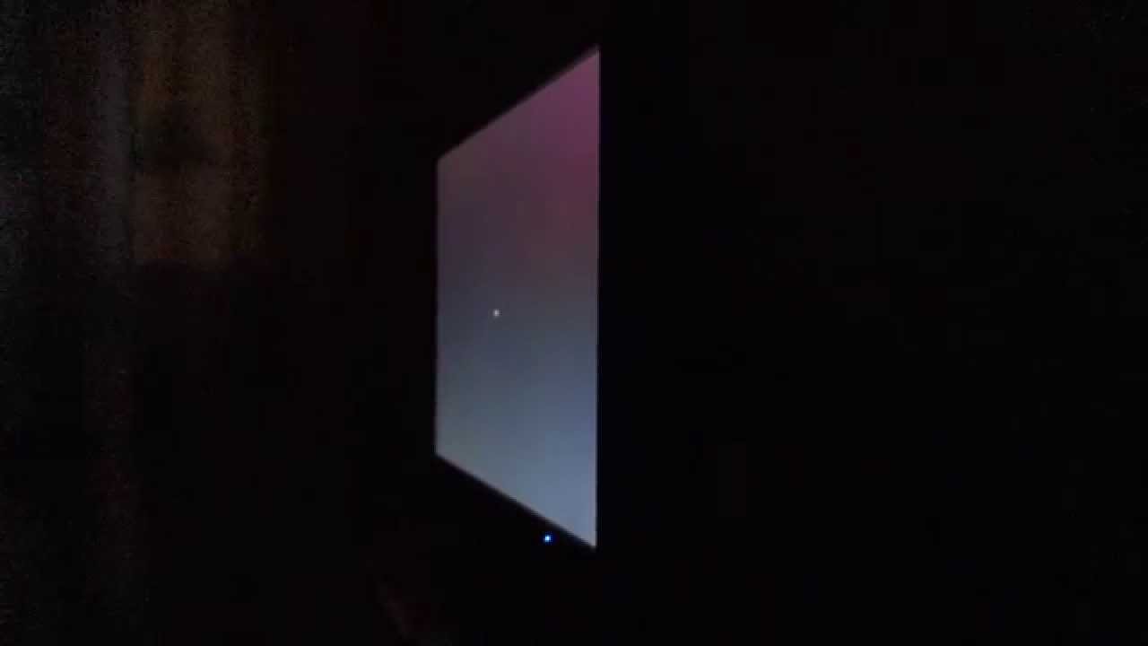 NEC EA244WMi - Glow (Black Screen) - YouTube