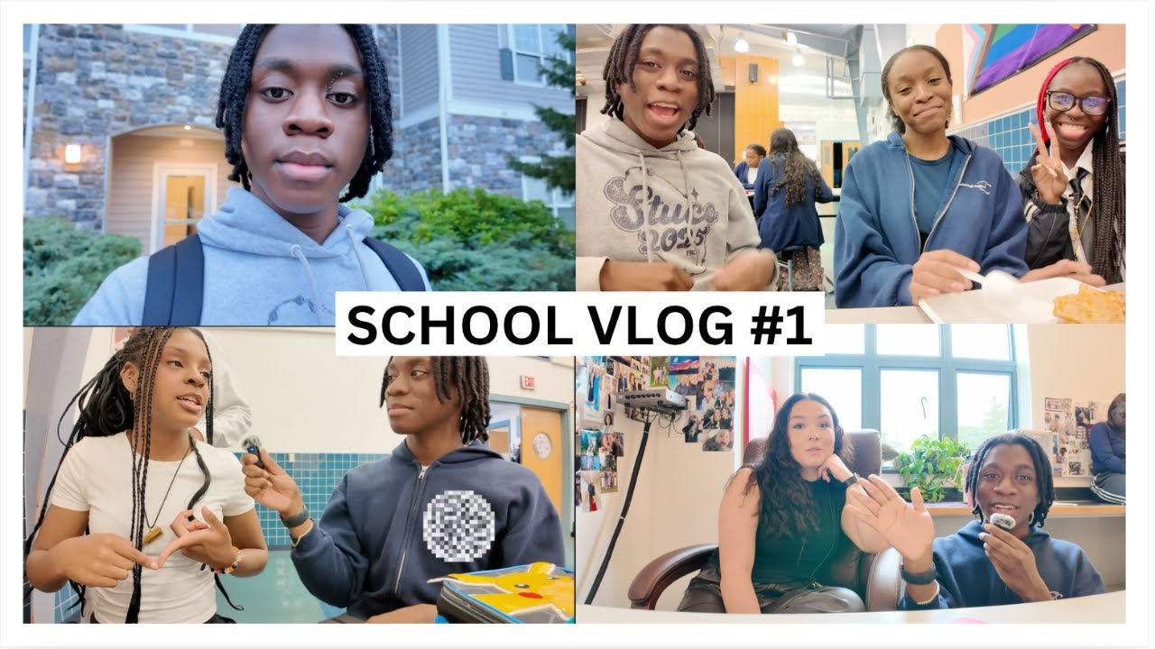 THE FIRST SCHOOL VLOG! | School vlog #1 - YouTube