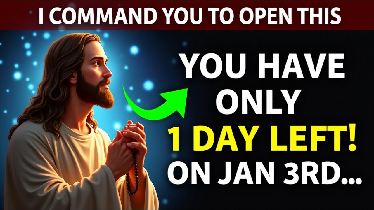 🛑God Told Me: "BEFORE 3RD JAN!" God Message Now Today | Call Of God ...