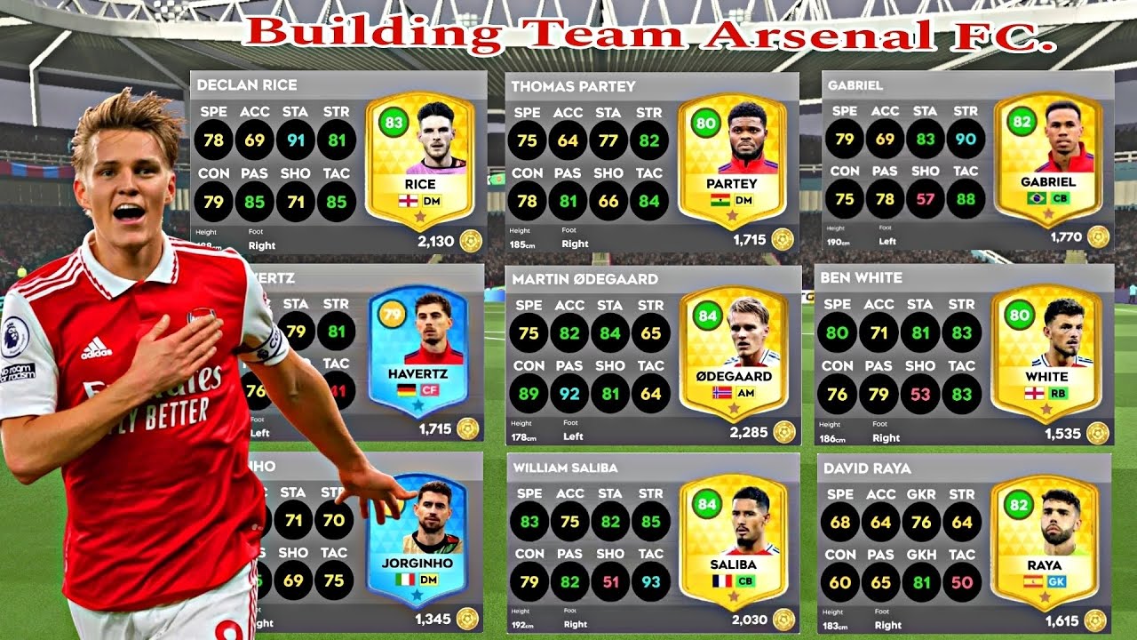 DREAM LEAGUE SOCCER 2025 | BUILDING TEAM ARSENAL FC. | DLS25 OFFICIAL ...
