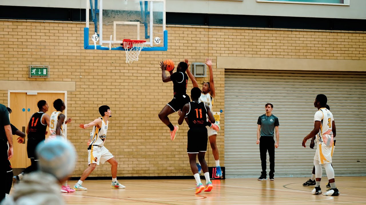 UK COLLEGE RIVALRY GAME gets VERY PHYSICAL😳 | CBL | NCC Lions V Crest ...