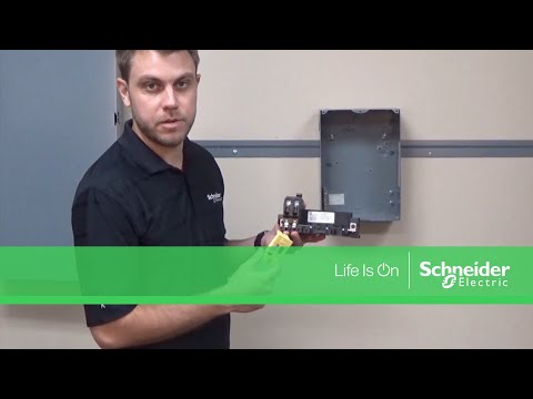 Installing Service Barrier in QO™ Low Amperage Series S00 Load Centers ...